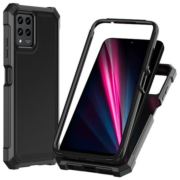 Military Grade Rugged Hybrid Case for T-Mobile REVVL 6 Pro 5G - Black ...