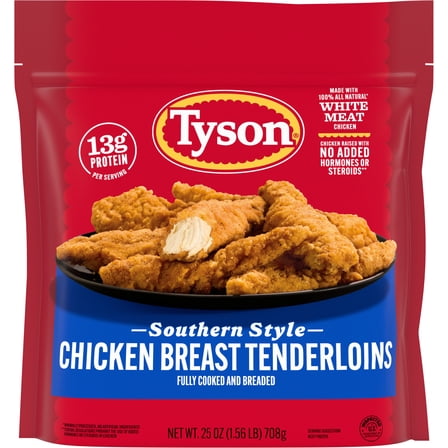 Great Value Fully Cooked Southern Style Chicken Breast Fillet 32 oz ...