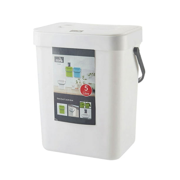 mmirethe Sturdy Wall Mounted Trash Can For Convenient Garbage Disposal ...