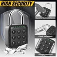 Combination Lock for Locker - 6-Digit Combo Lock Waterproof Smart ...