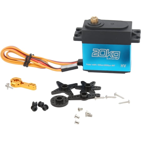 20KG High Torque Coreless RC Servo Set,Waterproof RC Servo with 25T ...