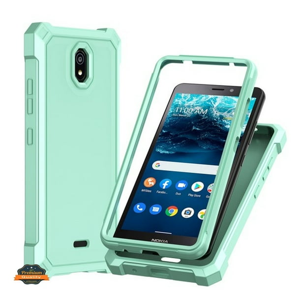For Nokia C100 Hybrid 2in1 Front Bumper Frame Cover Square Edge