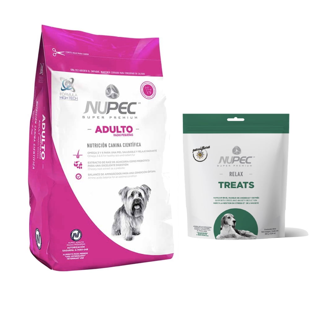 KIT Nupec Adulto Razas Pequeñas 8 kg con Regalo Nupec 2 RELAX Treat de ...
