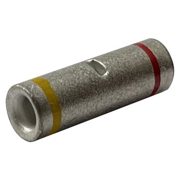 (10) Non-Insulated 4 Gauge Seamless Butt Splice Connector Uninsulated ...