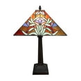 Tangy 1-light Leafy Tiffany-style 12-inch Table Lamp - Walmart.com