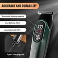Hair Clippers for Men Professional 5 in 1 Cord/Cordless Beard Nose Ear ...
