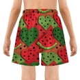 BZSMCE Swim Shorts Love Shape Of Watermelon Pattern For Quick-Dry ...