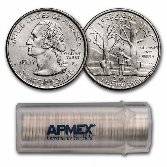 2002-P Ohio Statehood Quarter 40-Coin Roll BU - Walmart.com