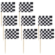 60pcs Cupcake Toppers Flags Mini Small Triangle Flags Toothpick Sticks ...