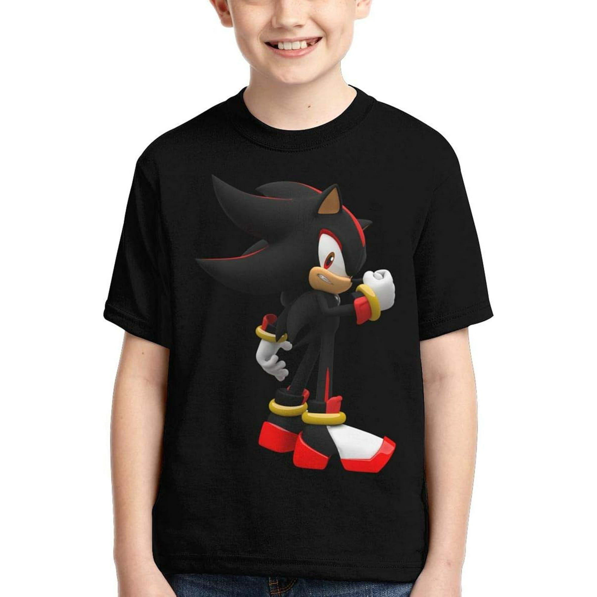 Click here for Sonics Shadow The Hedgehog Sonic Boys Print T-Shir... prices
