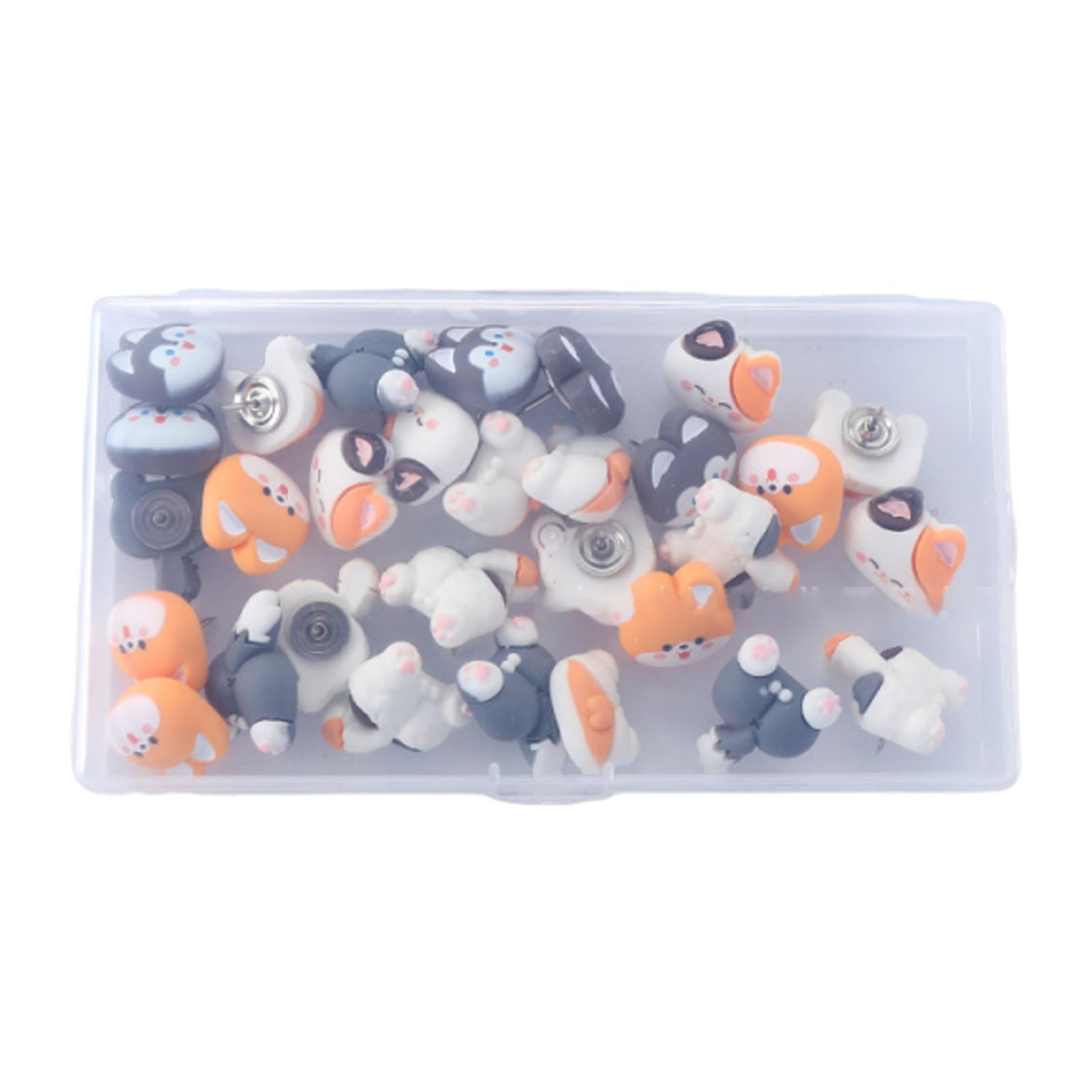 Chinchetas con forma de gato o perro, chinchetas de animales lindos ...