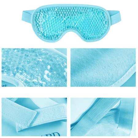 Eye Patch PVC Fabric Blindfold Hot Cold Compress Eyepatch sleeping eye ...
