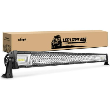 Nilight 22 Inch 120W Spot Flood Combo Led Light Bar 2PCS 4 Inch 18W ...
