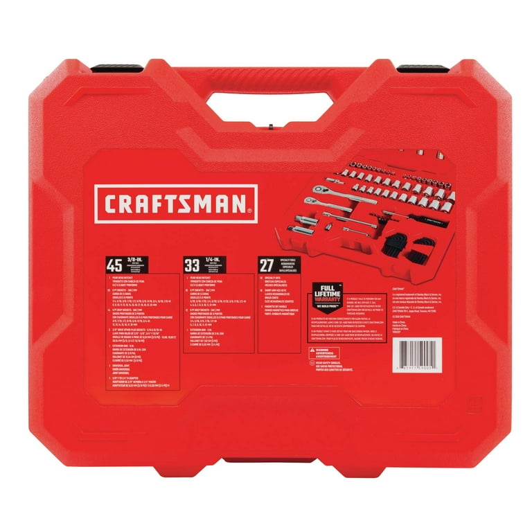 105 piece craftsman tool set store