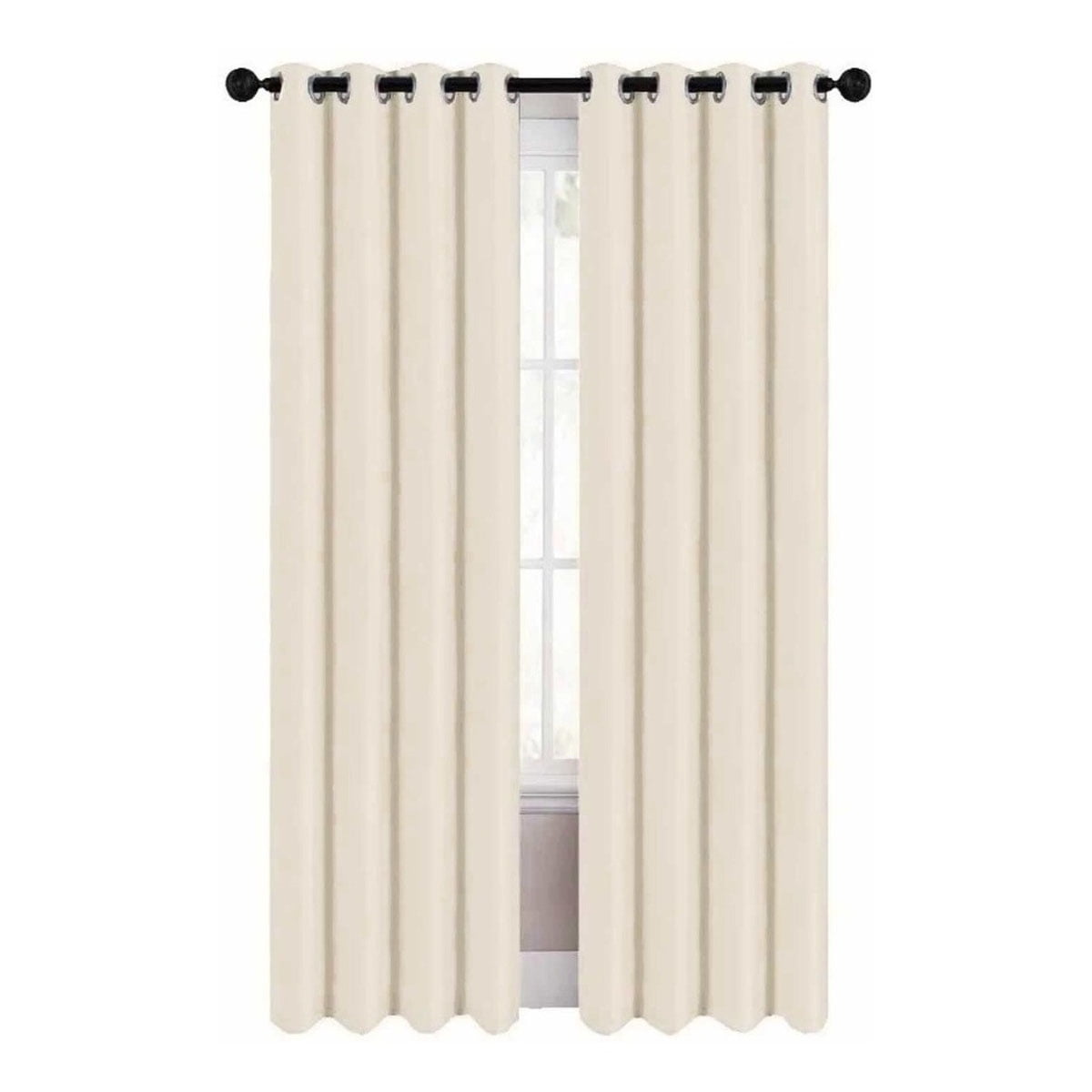 Cortina Blackout 274 x 213 cm 2 Paneles Rack & Pack Alta Densidad ...