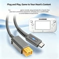 1.8M USB Type C To Power Cable Gray PVC Chargers Wire For Game Consoles ...