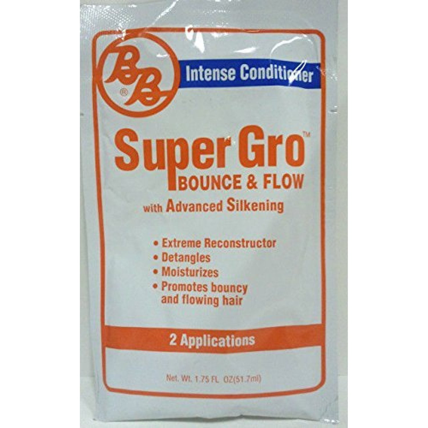 Super Gro Bounce & Flow Intense Conditioner, 1.75 Ounce, Reconsturcs ...