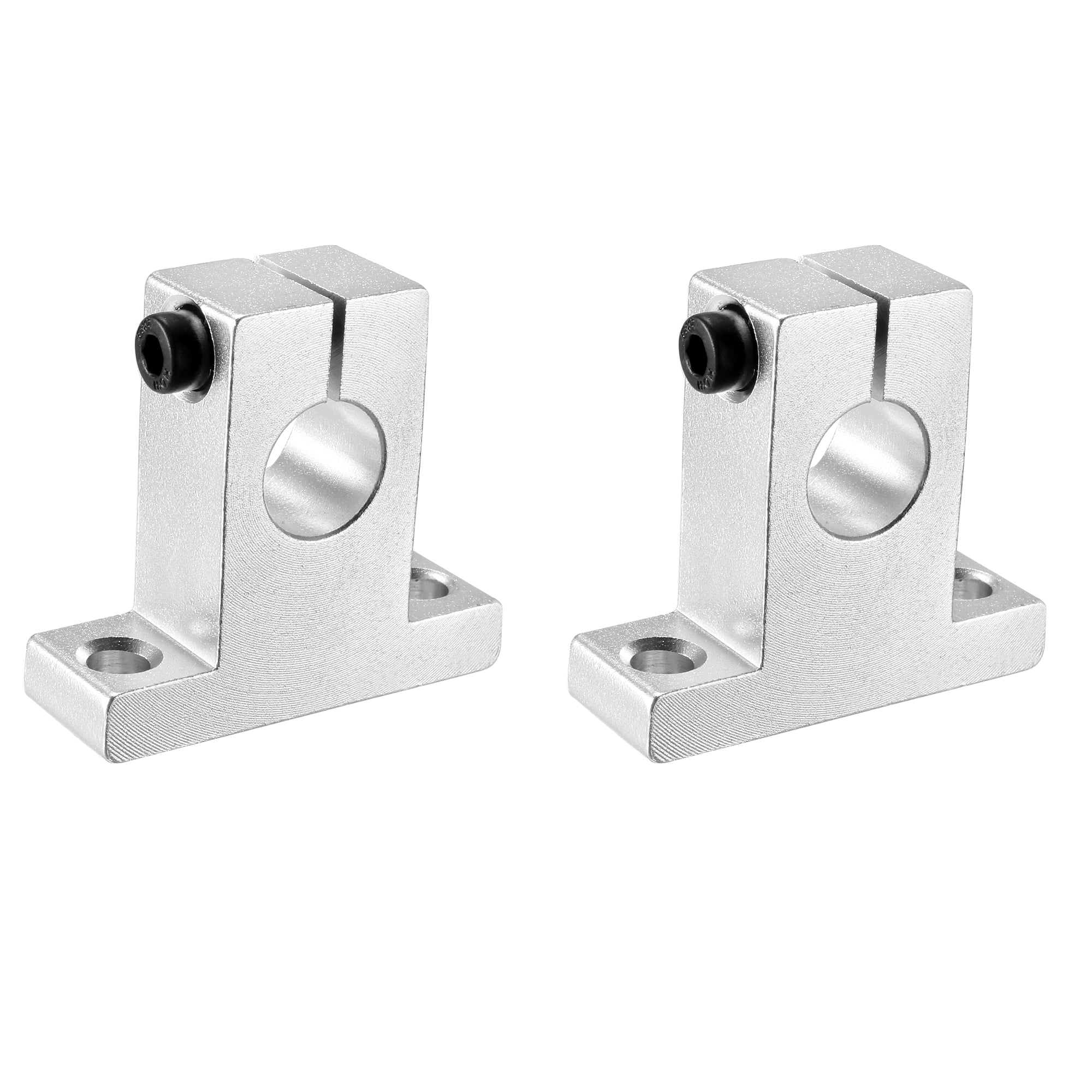 2PCS SK12 Aluminum Linear Motion Rail Clamping Rod Rail Guide Support ...