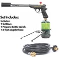 GRILLBLAZER GrillGun Handheld Blowtorch, Stand, and Hose Set - Grill ...