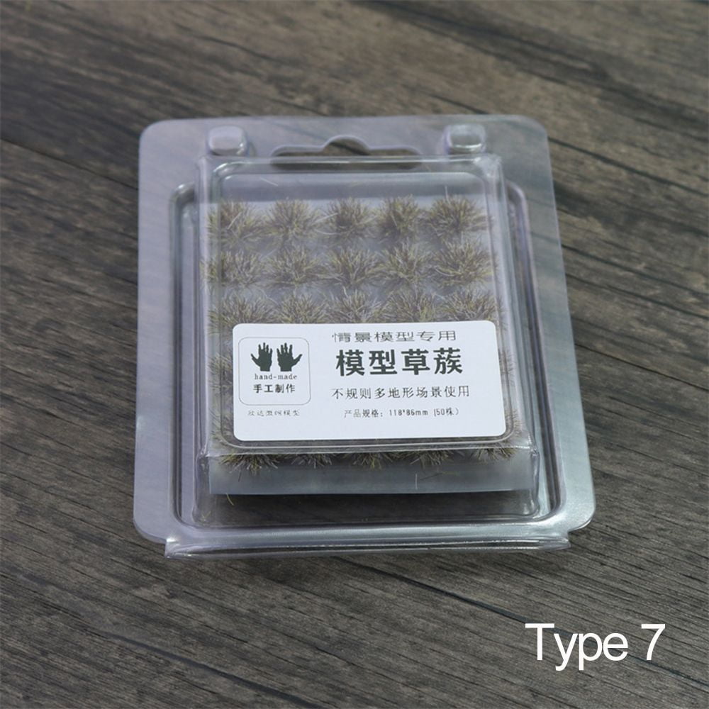 50PCS 5mm Sand Table Scene Micro Landscape Multi-terrain Plant Cluster ...