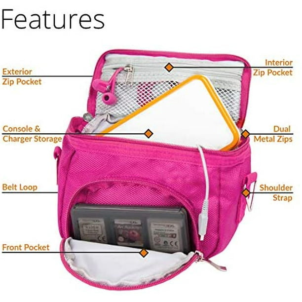 Orzly Travel Bag for Nintendo DS Consoles (New 2DS XL / 3DS / 3DS XL ...