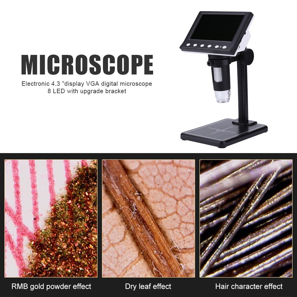 Microscopio Digital Microscopio digital Electrónico 2MP Pantalla LCD ...