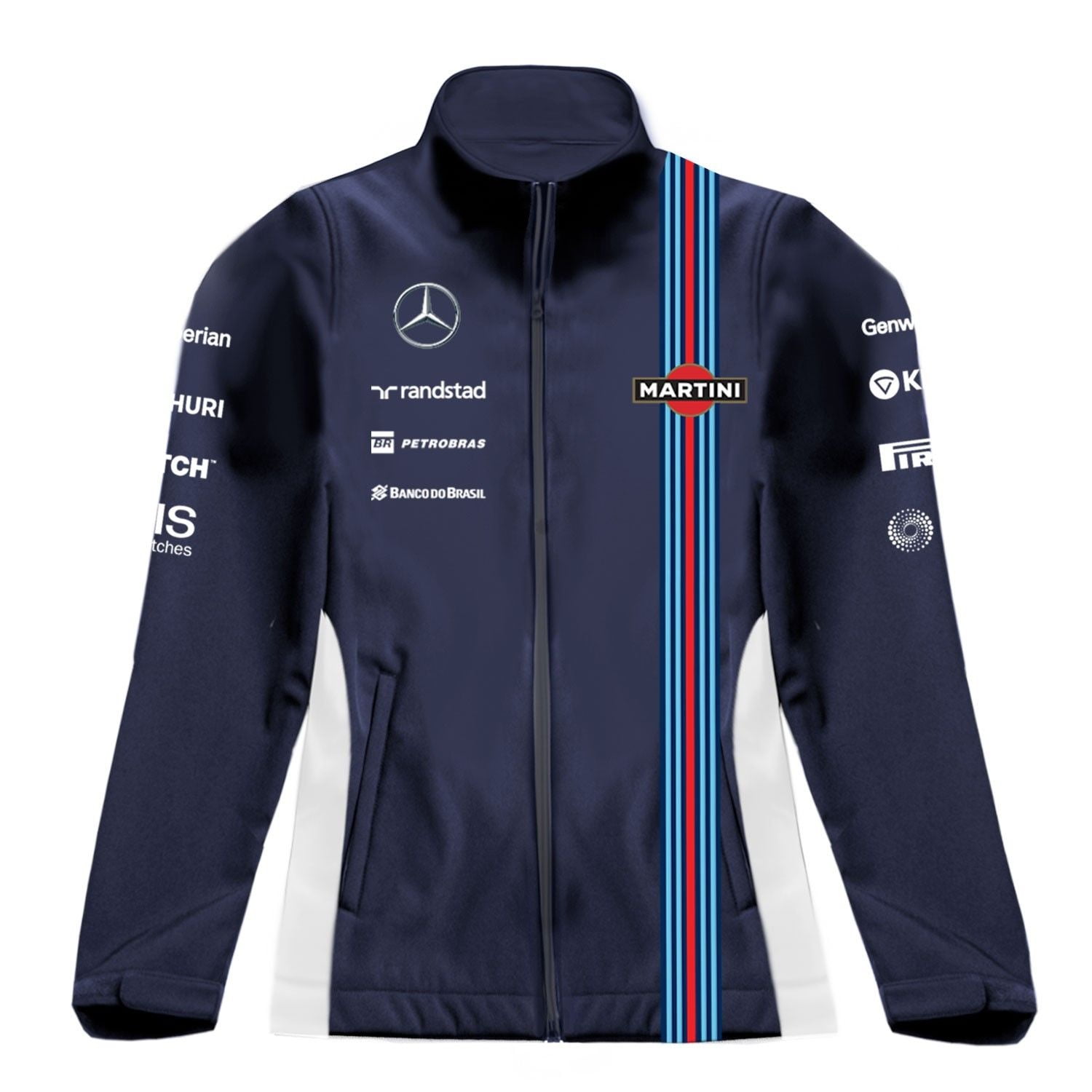 Williams Martini Racing Women's Team Softshell Track Jacket - Walmart.com