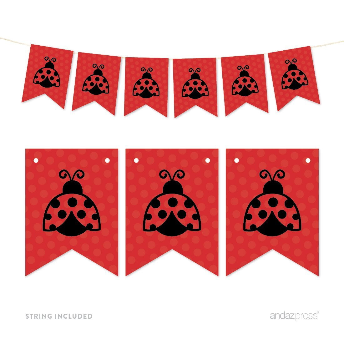 Pennant Party Banner Ladybug - Walmart.com