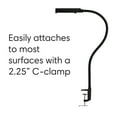 UberLight Flex 3200TL LED Task Light with Clamp, Black - Walmart.com