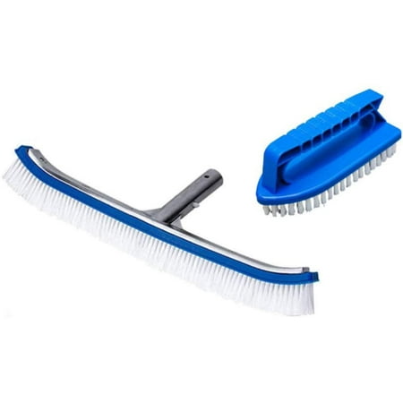 Swimming Pool Brush Heavy Duty Pool Cleaning Brush with Handheld ...