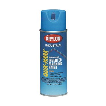 Krylon Industrial Quik-Mark Sb Inverted Marking Paint Fluorescent Blue ...