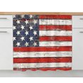 American Flag Small Sink Skirt 10"Wx11"L,Dustproof Under Sink Curtain W ...