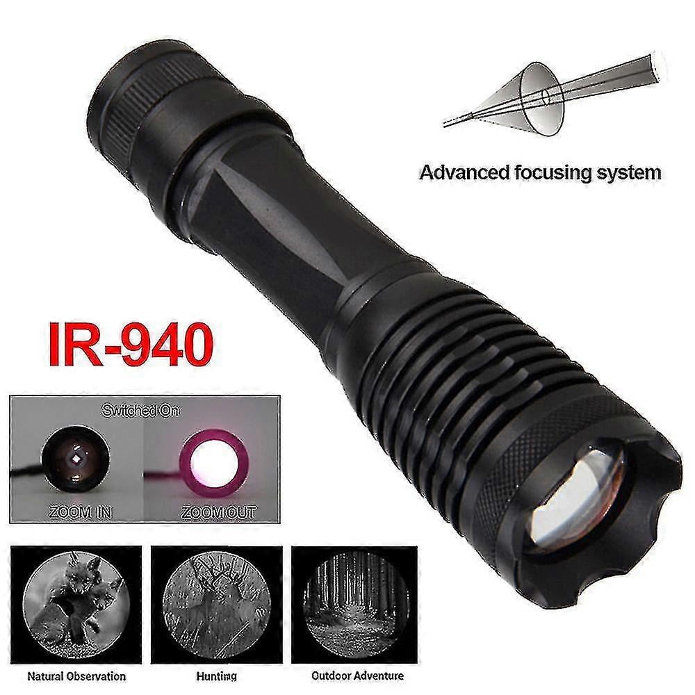 Infrared Flashlight 940nm - Zoomable Illuminator For Night Vision ...