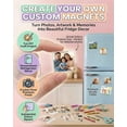 DIY Clear Acrylic Fridge Magnets with Adhesive Backing – Custom Picture ...