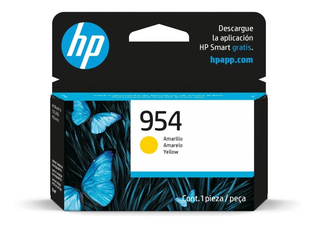 Cartucho de tinta HP 954 Amarillo Original (L0S56AL) Para HP Deskjet ...
