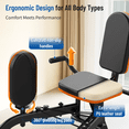 HXD-ERGO Home Gym Hip Abductor Machine - Quiet Glute & Leg Workout ...