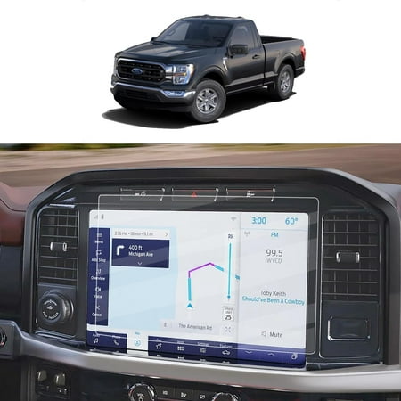 For 2023 2022 2021 Ford F-150 Navigation Tempered Glass Screen ...