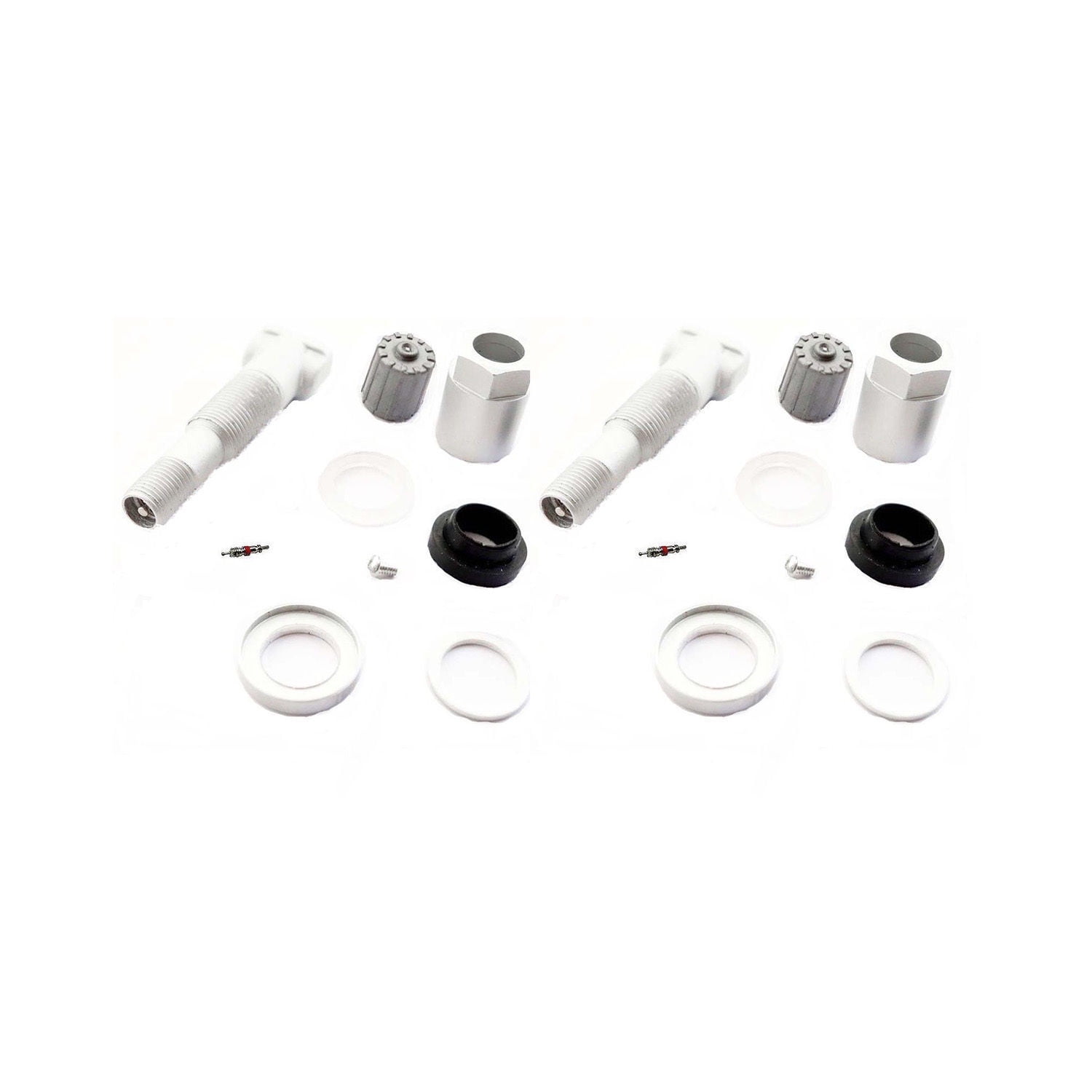 2X New TPMS Valve Stem Rebuild Replacement Kits For 04-17 Volvo V50 S60 ...