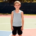 BRGZLK 5 Pack Little Girls Camisole Top Summer Solid Color Round Neck ...