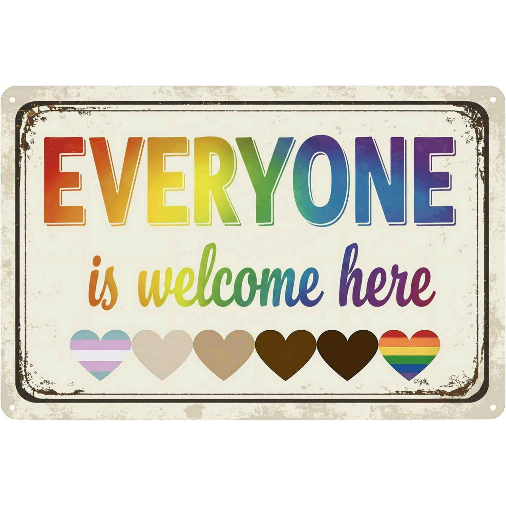 Click here for Uejunbo Inspirational Quote Metal Sign - Everyone... prices