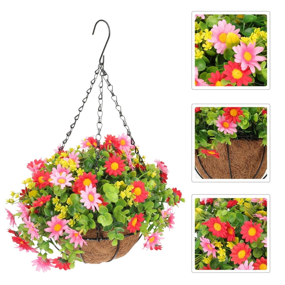 Click here for Generic Artificial Flowers In Hanging Basket Hangi... prices