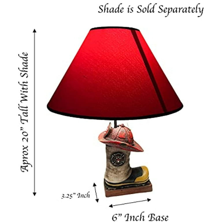 Firefighter Lamp Shades Urbalabs Firefighter Boot And Helmet Table