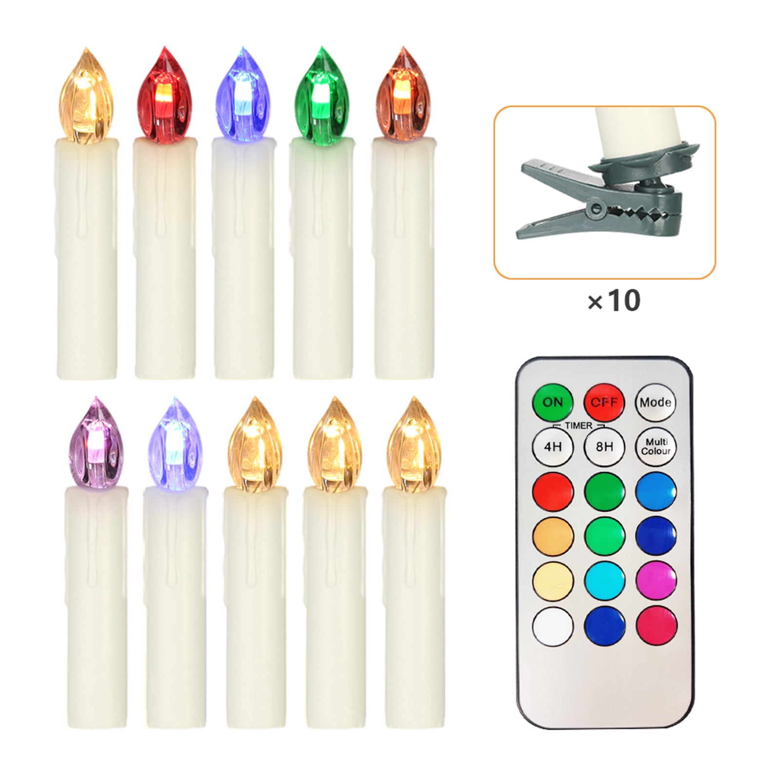 Click here for Labymos 10 Pcs Flameless Candles With Remote Contr... prices