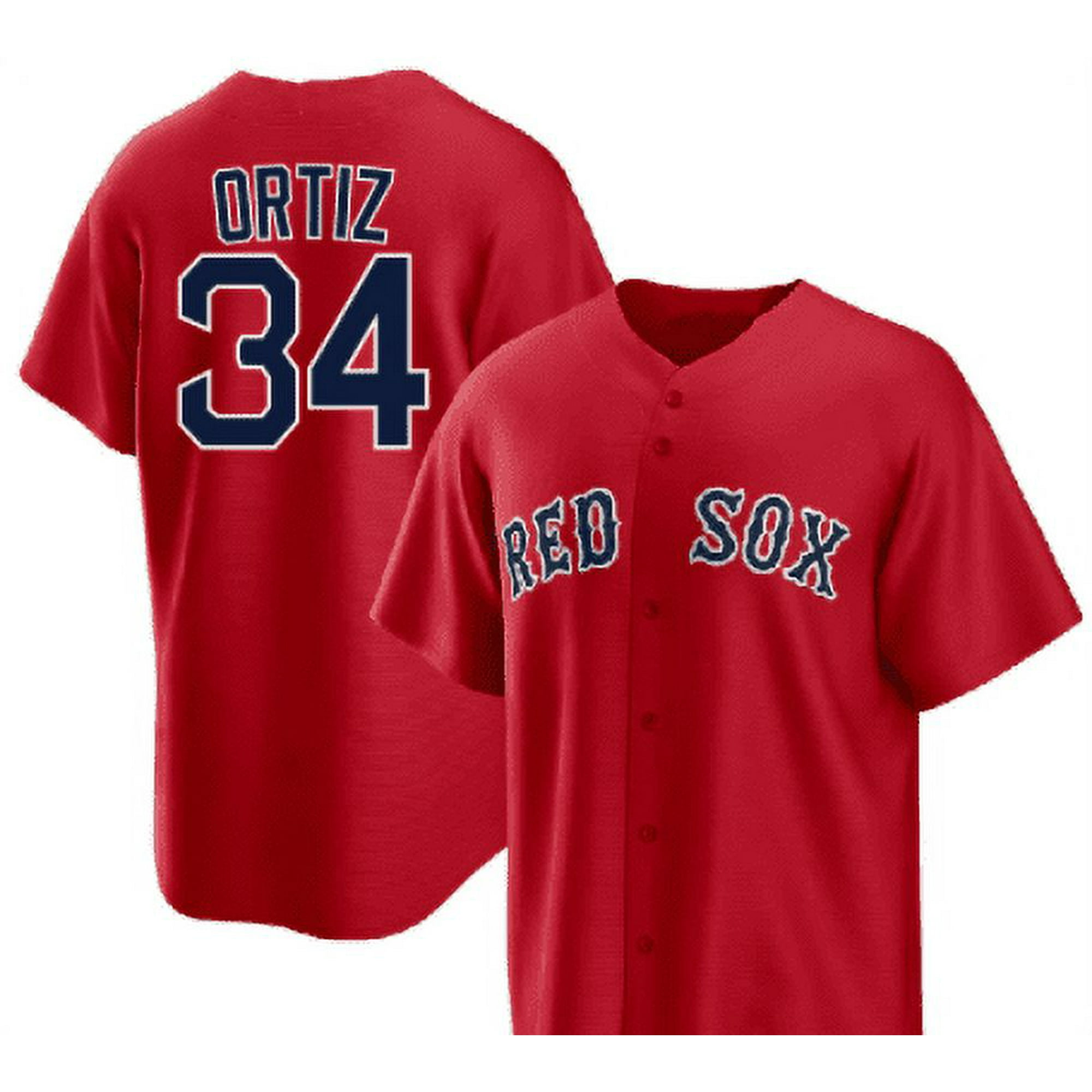 Click here for Diao Men Women Baseball Jersey Red Sox Ortiz 34# J... prices