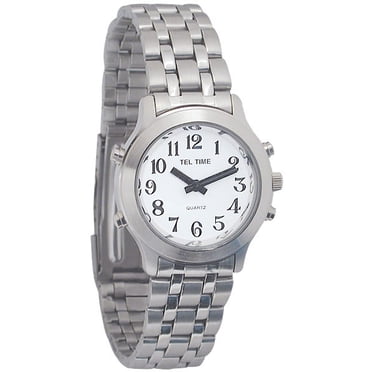 Ladies Gold-Tone One Button Talking Watch - Walmart.com