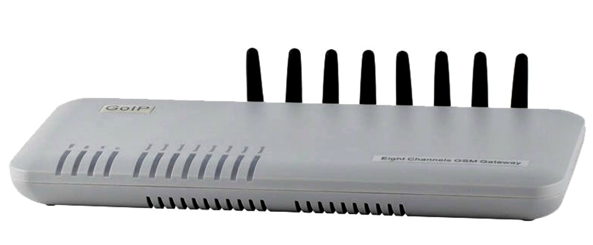 GoIP-8, 8 Ports VoIP GSM Gateway VoIP to GSM GSM to VoIP up to 8 SIM ...