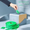 CCOCC 2200 Pcs (1100 Pairs) Raffle Tickets Double Roll, Green 50/50 ...