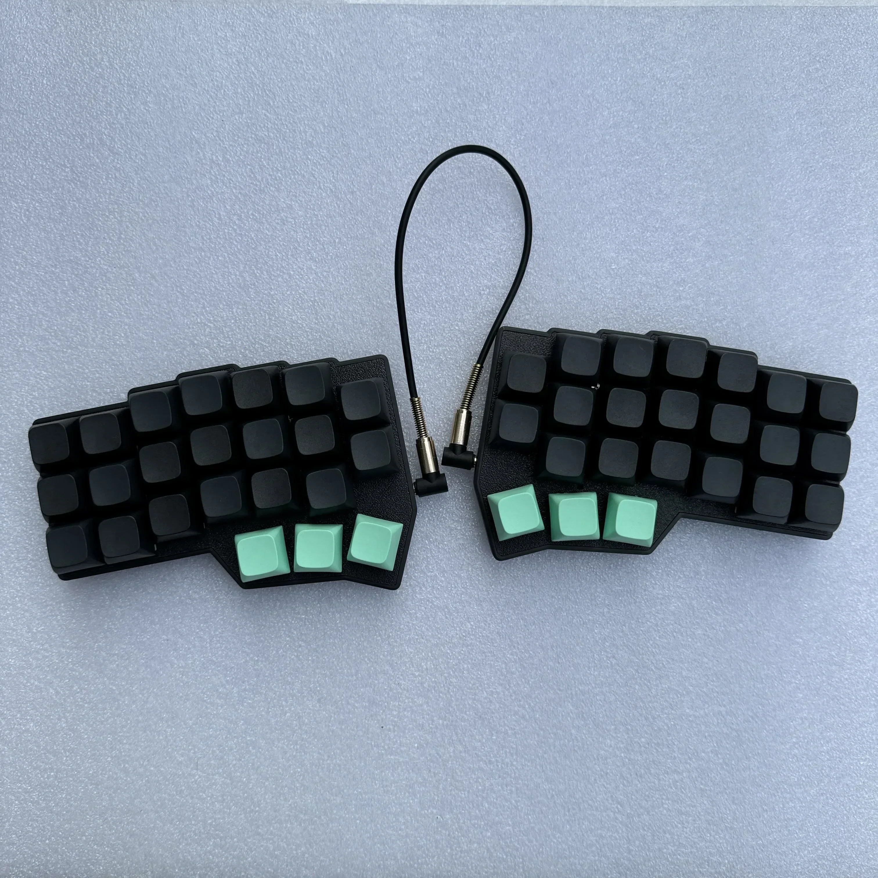 Corne V4 Kit de teclado dividido soporte personalizado Vial con cable ...