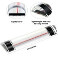 Acrylic Magnifiers Ruler with Sliding Marker 6 Inch Line Ergonomic for ...