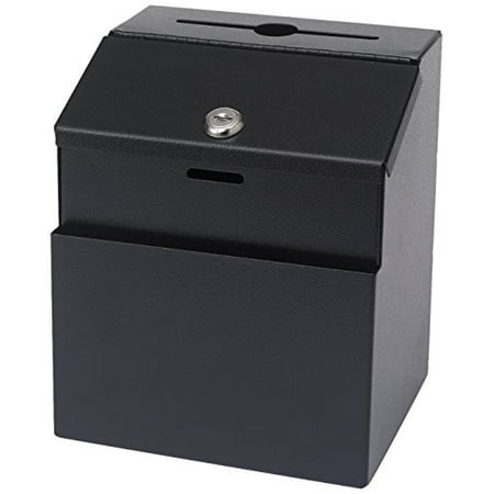 Safco Products 4232BL Steel Suggestion Box, Black - Walmart.ca